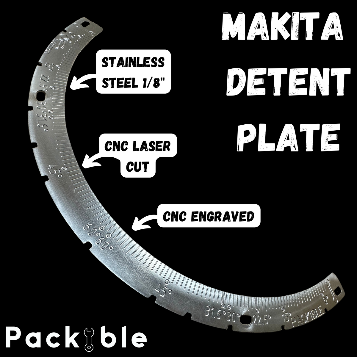Makita Detent Plate - Stainless Steel - Formerly (STENETENT) – Packible ...
